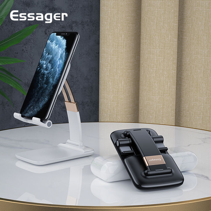 Essager Foldable Desk Mobile Phone Holder Stand For iPhone 12 11 Pro ...