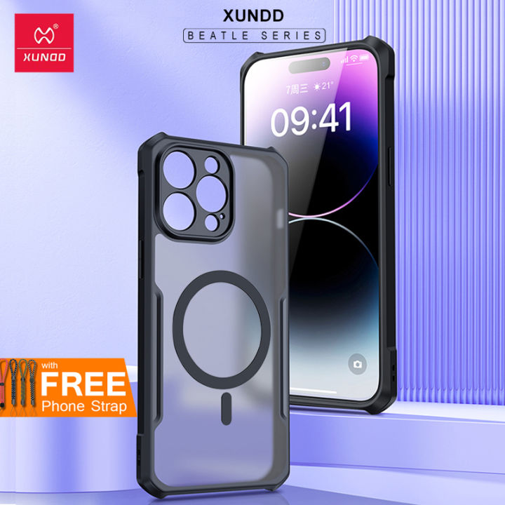 Xundd [Original] Beatle Matte Magsafe Hybrid Shock Proof Armor Case for iPhone 14 / iPhone 14 ...