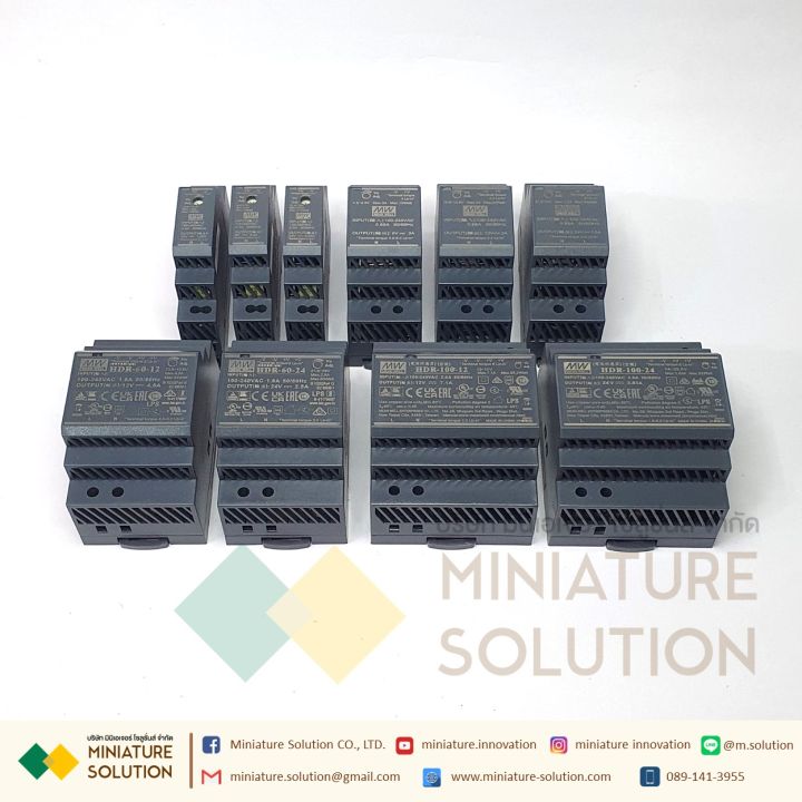 Meanwell Hdr Switching Power Supply Ac Dc Ultra Slim Din Rail Power