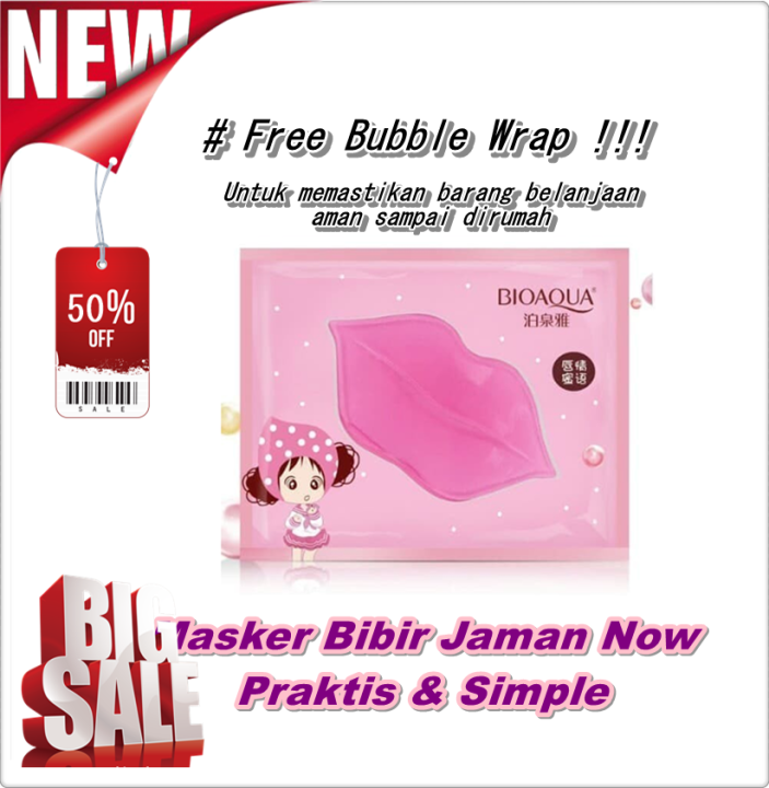 BIOAQUA Masker Bibir Collagen Nourish Lip Mask Gel Original | Lazada ...