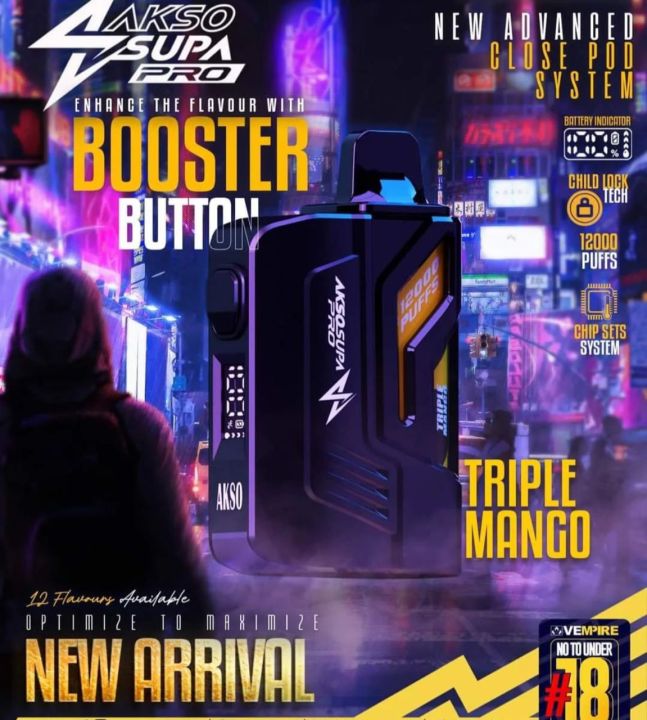 AKSO SUPA PRO NOVA 12000 BOOSTER BUTTON CHILD LOCK STRATER KlT / REFILL ...