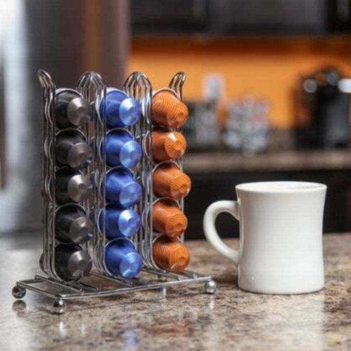 (Ship in 48 hours)42 Cups Nespresso Coffee Capsule Holder Tower Coffee ...