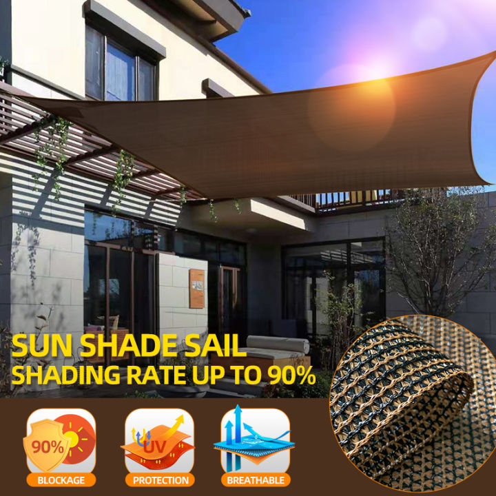 90% Shading Rate Anti-UV Sunshade Net Outdoor Garden Sunscreen Sunblock ...