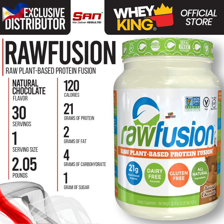 SAN Nutrition l RAWFUSION 2LBS Plant Protein | Lazada PH