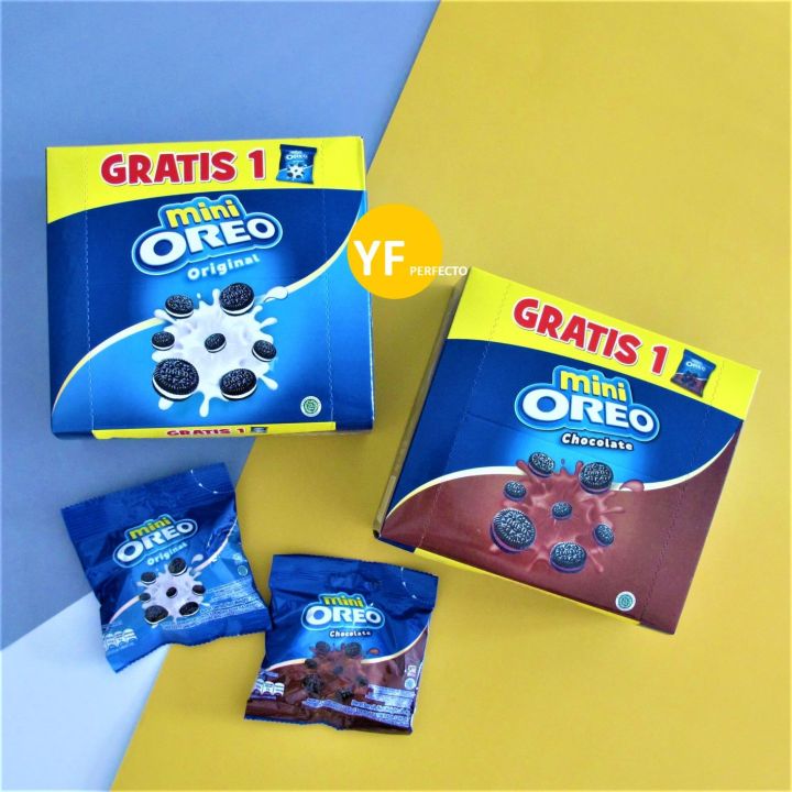 【Ready Stock】Mini Oreo Sandwich Cookies 10packs | Lazada