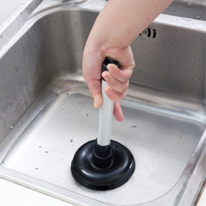 POSTURE Portable Size Hand Drain Plunger Small Black Unclogger Tool ...
