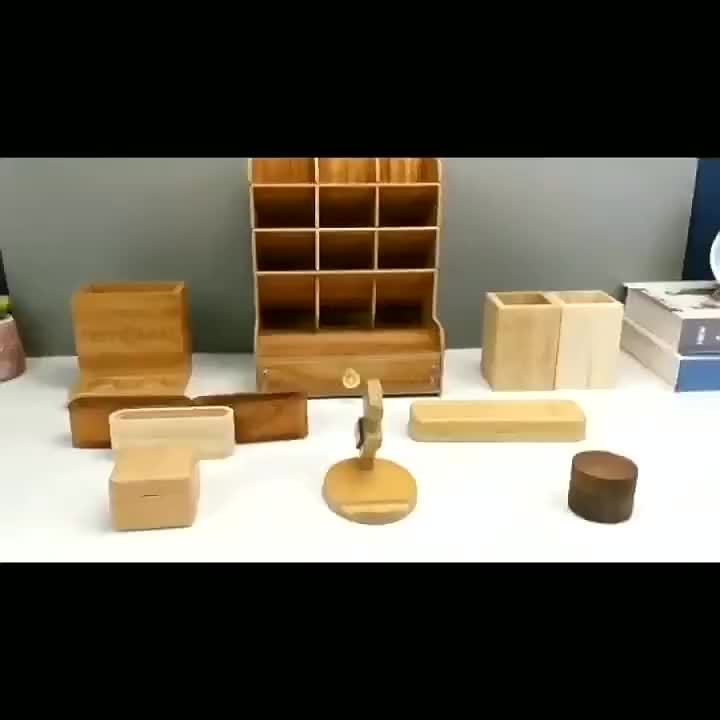 Bamboo Wooden Onion Potato Storage Stackable Carved Garlic Container ...