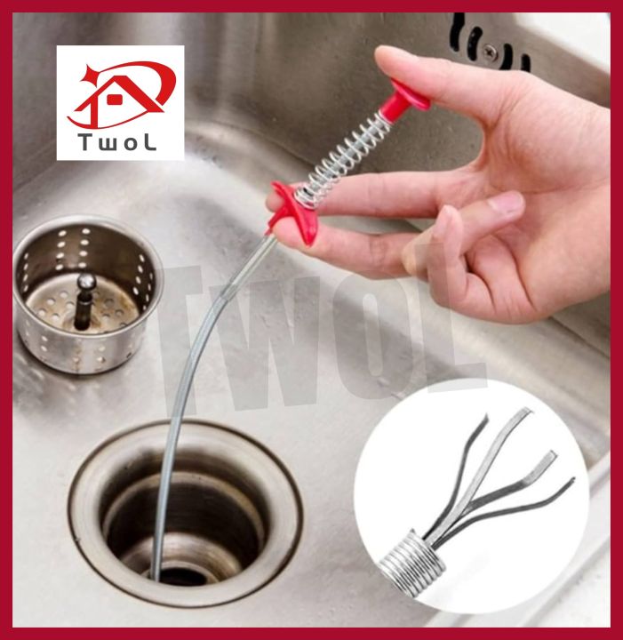 TwoL Grabber Tool Spring Grip 60cm Long Reach Flexible Claw Pick Up ...