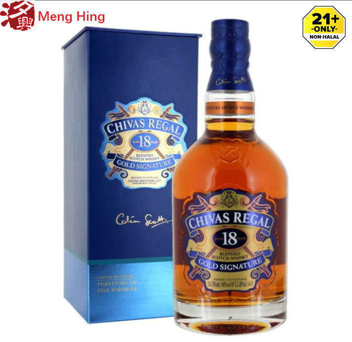 Chivas Regal 18 Years Blended Scotch Whisky Gold Signature | Lazada