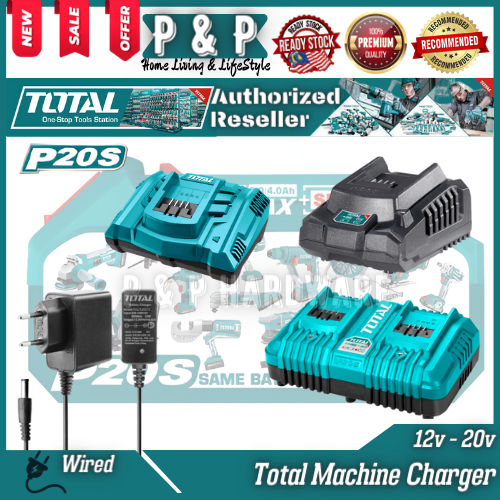 Total Fast Intelligent Charger (12V / 20V) | Lazada