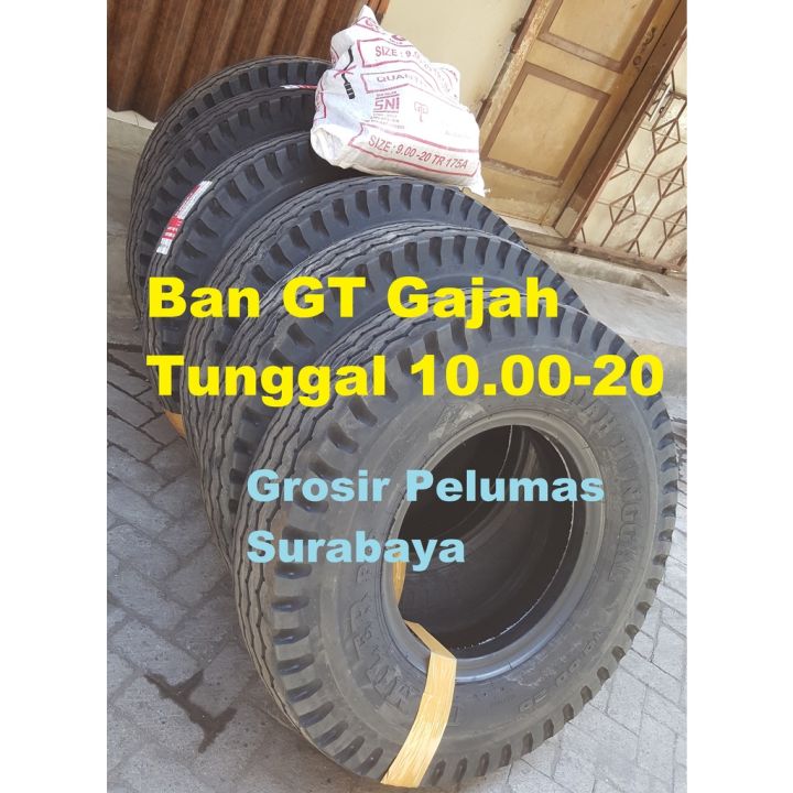 Ban Luar Truck Truk Fuso GT Gajah Tunggal 10.00-20 1000-20 1000 x 20 | Lazada Indonesia