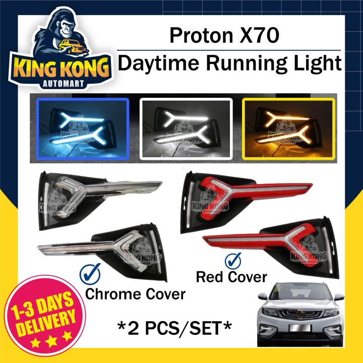PROTON X70 front bumper daylight DRL led 3 Colour | Lazada