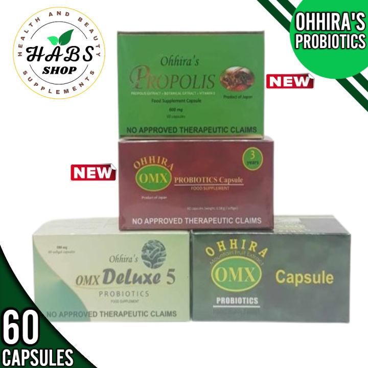 OMX PROBIOTICS LIGHT/DARK GREEN/3 yrs fermentation RED/PROPOLIS EXTRACT ...