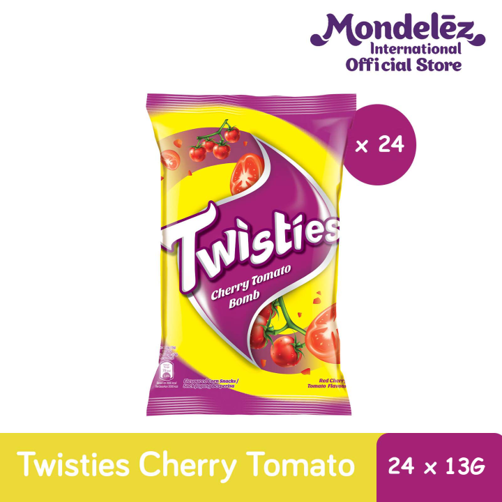 [Bundle of 24] Twisties Corn Chips Small Pack [BBQ Curry/ Cheddar ...