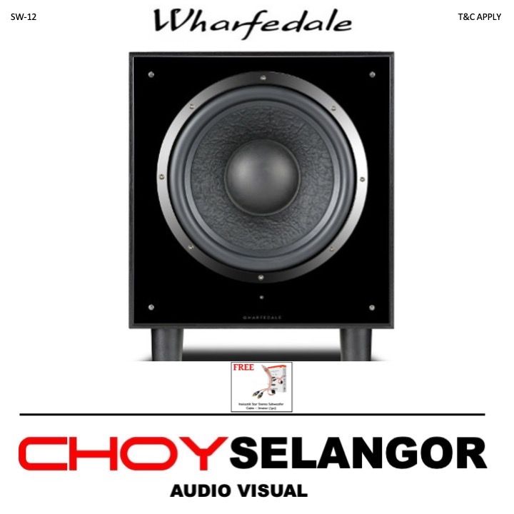 Wharfedale SW-12 12″ Powered Subwoofer | Lazada