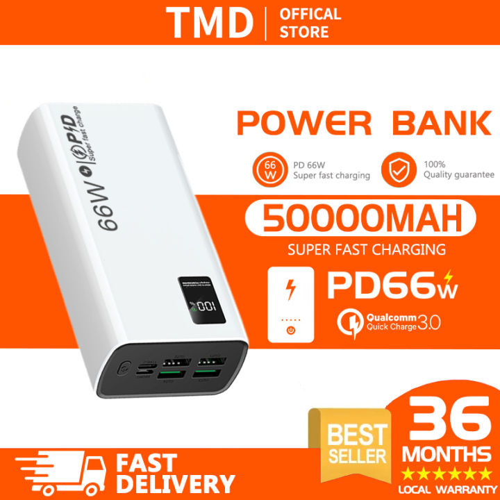 TMD PD66W Powerbank heavy duty original K7 fast charging Power bank ...