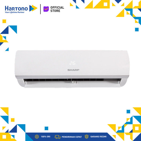 Sharp 1PK AC Split Air Conditioner Standard AHA9ZCY (+AUA9ZCY) | Lazada ...