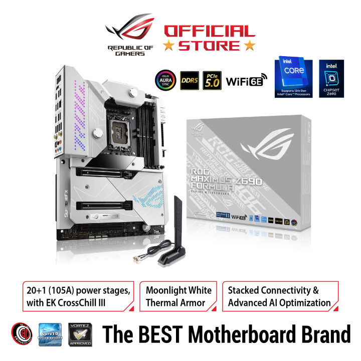 ASUS ROG Maximus Z690 Formula Intel® Z690 ATX motherboard with 20+1 ...