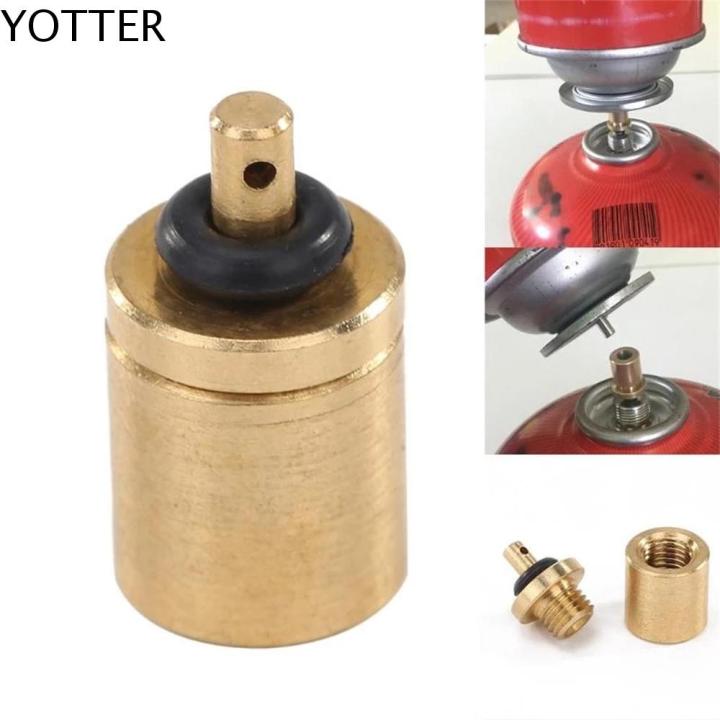 YOTTER ทนทาน โลหะ เติมกระป๋องบิวเทน การเดินป่า อุปกรณ์เสริมถัง เติมแก๊ส ...