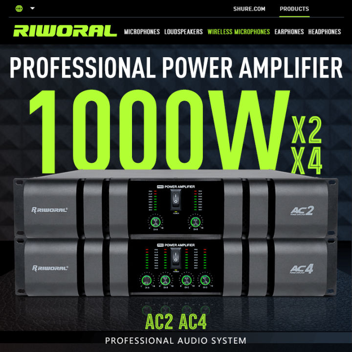 FANTASY AUDIO RIWORAL AC2 AC4 power amplifier original 2 4 channel ...
