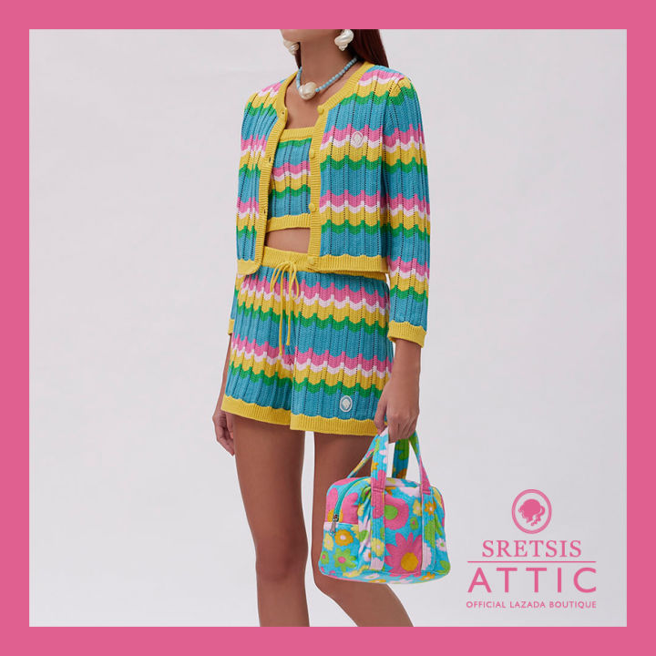 SRETSIS CHEVRON STRIPE SHORTS | Lazada.co.th