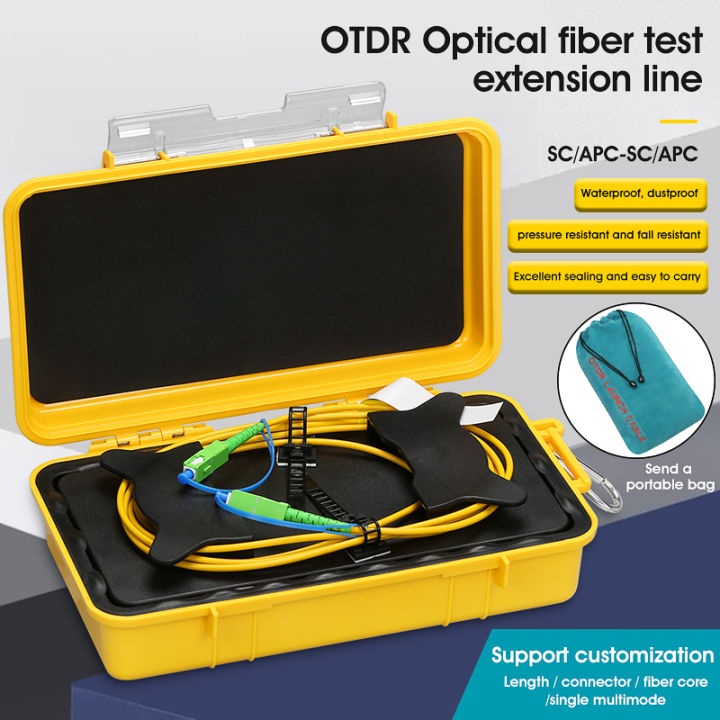 SC/APC-SC/APC OTDR Dead Zone Eliminator,Fiber Rings 500M Fiber Optic ...