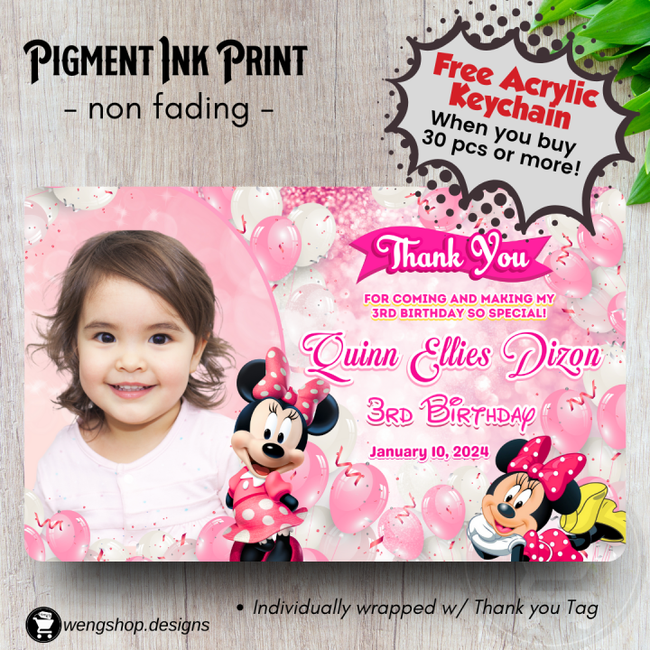 Minnie Mouse Ref Magnet Souvenir ATM Size | Lazada PH