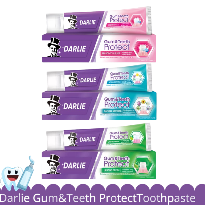 Darlie Gum & Teeth Protect 140 g ( Natural Soothing / Lasting Fresh ...
