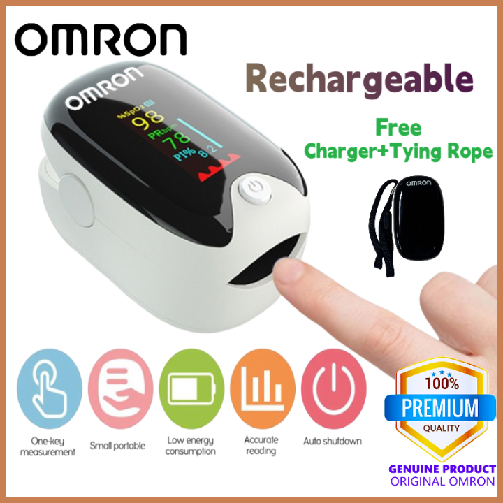 Rechargeable Omron Pulse Oximeter Blood Oxygen Saturation Monitor ...
