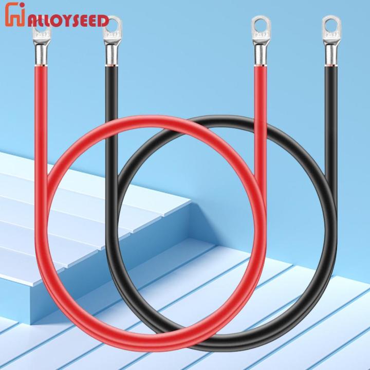 5AWG Copper Cord with Ring Terminal Battery Inverter Connection Cable ...