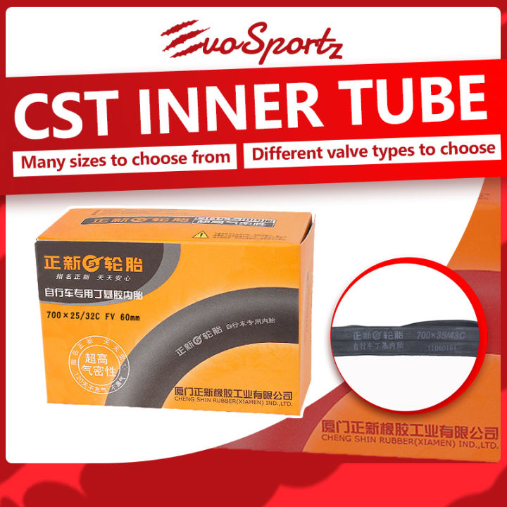 CST Inner Tube (700C) | Road Bike Hybrid Tubes | Bicycle Rubber Tube ...