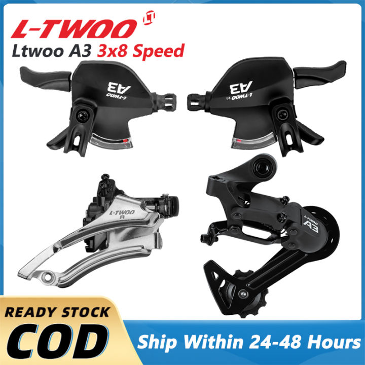 LTWOO A3 3x8 Speed 24 Speed Rear Derailleur Front Trigger Shifter Lever ...