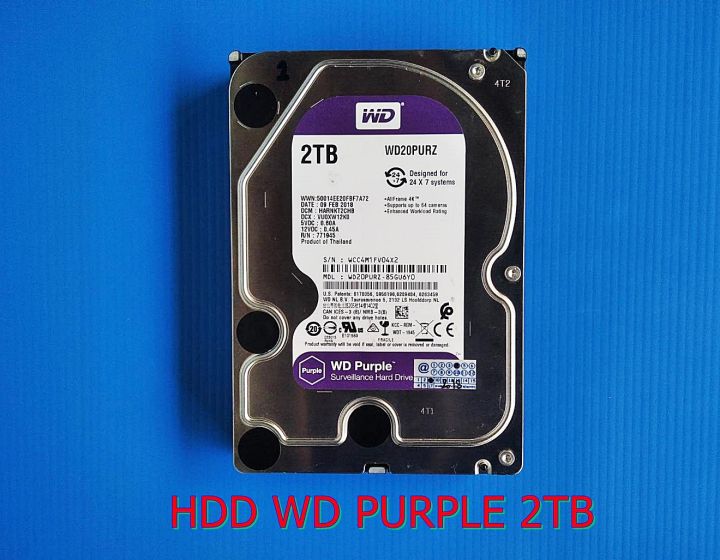 HDD 2TB 3.5" SATA-3 64 MB 5400 -7200 RPM สินค้ามือสอง ( คละรุ่น) รับ ...