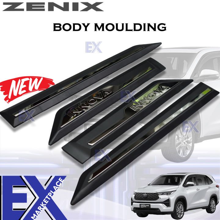 Toyota Zenix 2023-2024 Side Body Moulding DUAL TONE Thailand made high ...