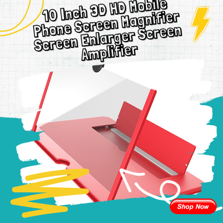 10 Inch 3D HD Mobile Phone Screen Magnifier Screen Enlarger Screen ...