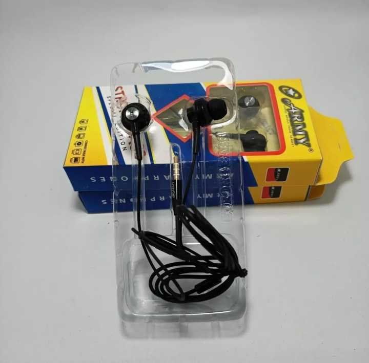 Headset/Handsfree ARMY strong/mega bass Original 100% Authentic COCOK ...