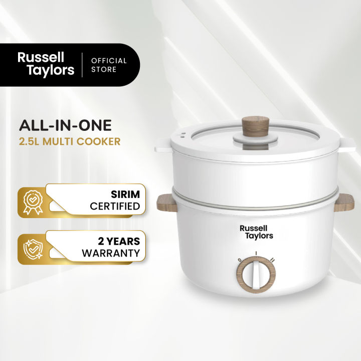 Russell Taylors Multi Cooker Non Stick Electric Cooker (2.5L) MC25 | Lazada