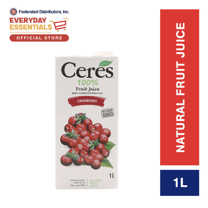 Ceres Fruit Juice - Cranberry 1 Liter | Lazada PH