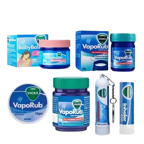 Vicks Vaporub Ointment / Inhaler / Baby Balsam | Lazada