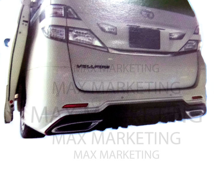 B1537 TOYOTA VELLFIRE/ALPHARD 2008-2014 REAR SKIRT (WALD) FOR Z-SPEC ...