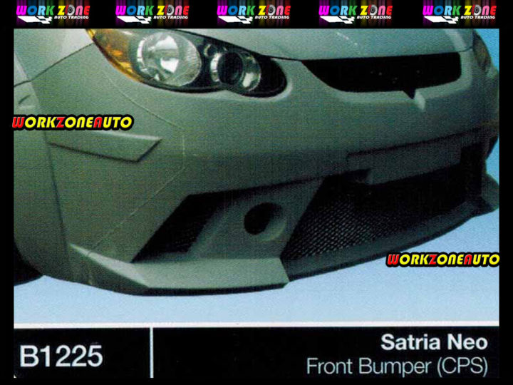 B1225 Proton Satria Neo Fiber Front Bumper (CPS) Body kit Bodykit | Lazada