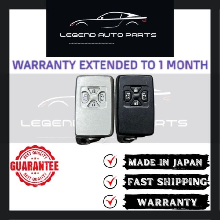 SMARTKEY KEYLESS REMOTE FOR TOYOTA ESTIMA ACR50 ALPHARD ANH10 VELLFIRE ...