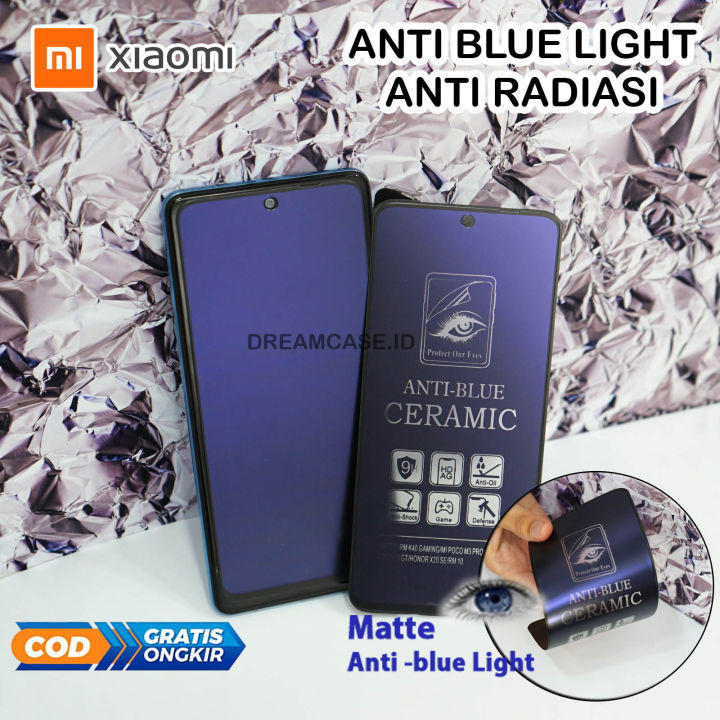 ( ANTI PECAH ) Antigores Kaca CERAMIC MATTE (ANTI BLUE LIGHT) TEMPERED ...