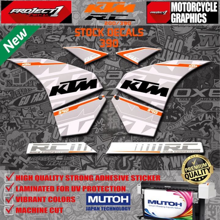 KTM RC 390/200 stock decals | Lazada PH