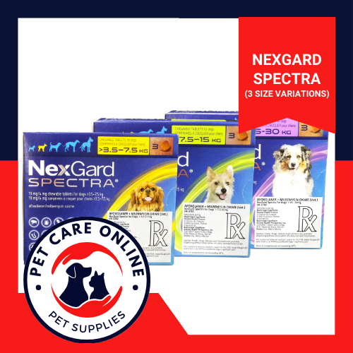 NEXGARD SPECTRA (sold per box of 3 tablets w/ FREE sticker/s) | Lazada PH