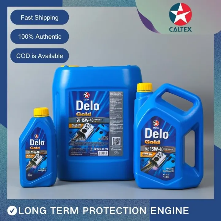 Original Caltex Delo Gold SAE 15w-40 For Diesel Heavy Duty Fully ...