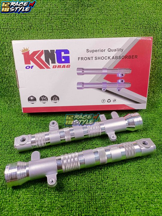 KING OF DRAG LIGHTEN FRONT SHOCK OUTTER TUBE SUZUKI RAIDER 150 CARB ...