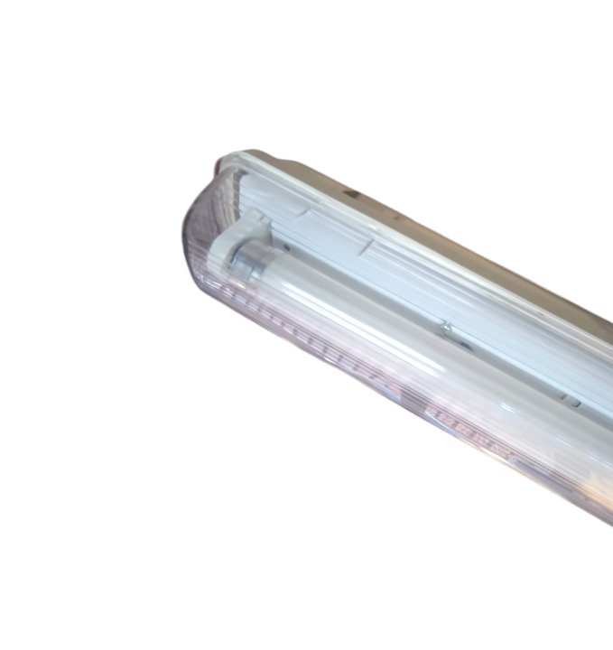 1X16W Weatherproof LED Fluorescent Fixture with Lamp Daylight 6500K ...