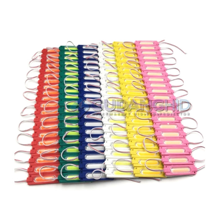 Lampu LED Strip Modul Module COB 6 Mata 2W 12V IP67 Waterproof LED COB ...