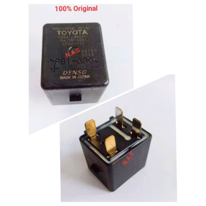 100% Original DENSO TOYOTA PRIUS PRECHARGE RELAY 4 PIN G3841-48030 / ...